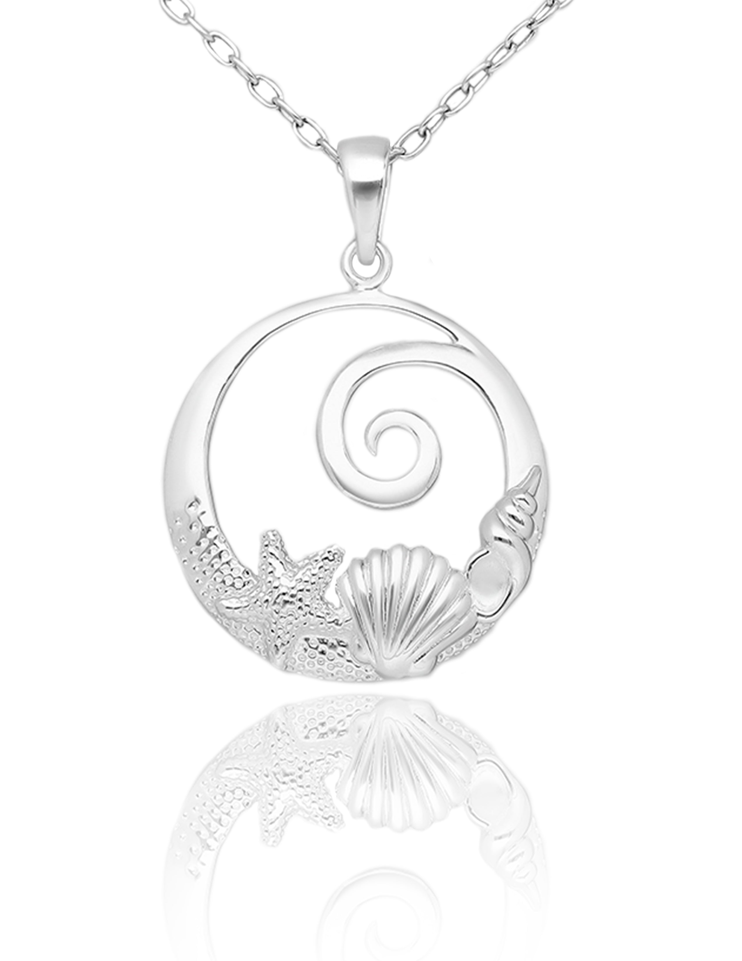 Sea Life Swirl Pendant – Lulumars Jewelry and Gifts